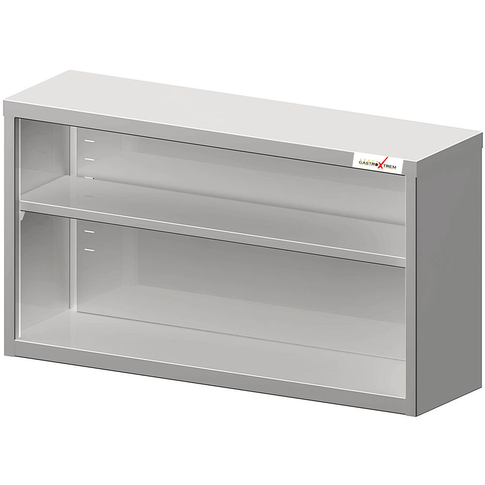 GASTROXTREM Edelstahl Hängeschrank offen - versch. Ausführungen | Wandhängeschränke ...